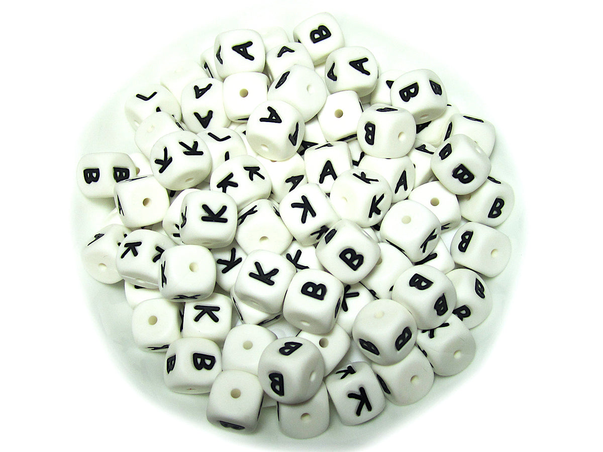Alphabet Letters, WHITE – SiliconeCanada